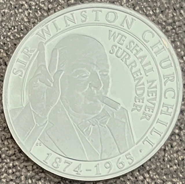 LONDON MINT &WE Shall Never Surrender" Gibraltar Half Crown Coin 2020 ...