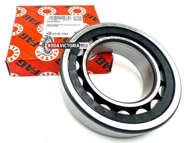 RODAMIENTO DE RODILLOS CILÍNDRICOS FAG NJ210 E XL TVP2 50x90x20 mm EUR 155,28 - PicClick ES