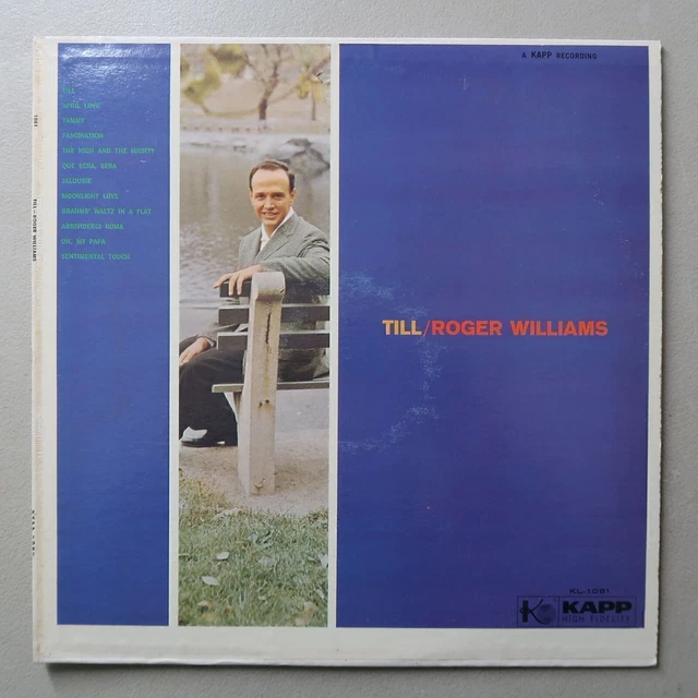 LP VINYLE ROGER Williams Till Kapp Exc 78 EUR 6,48 - PicClick FR
