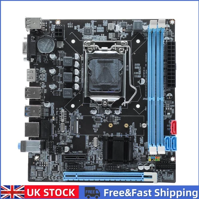 B75 MOTHERBOARD 16GB Micro-ATX LGA1155 Socket Desktop Mainboard HDMI ...