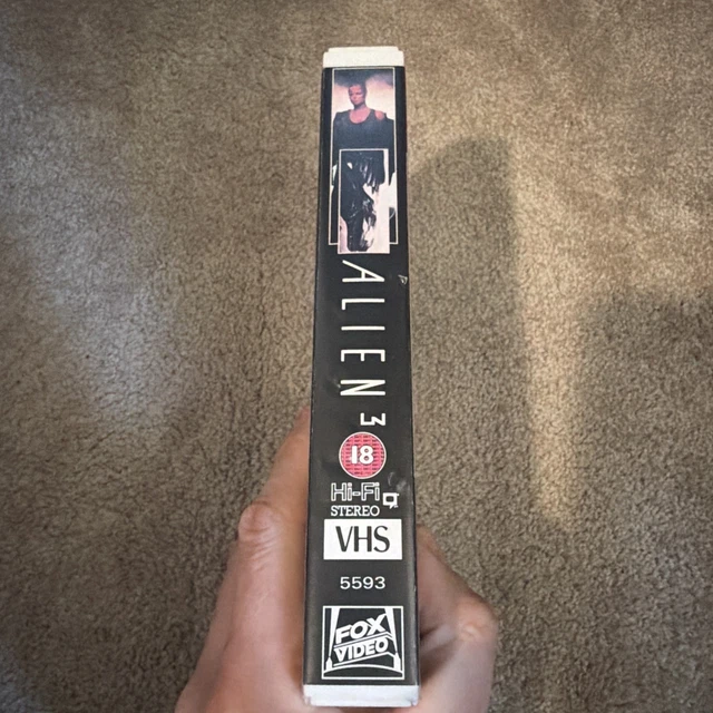 ALIEN 3 VHS 1993 BIG BOX EX Rental Horror Rare Reversable Cover ...