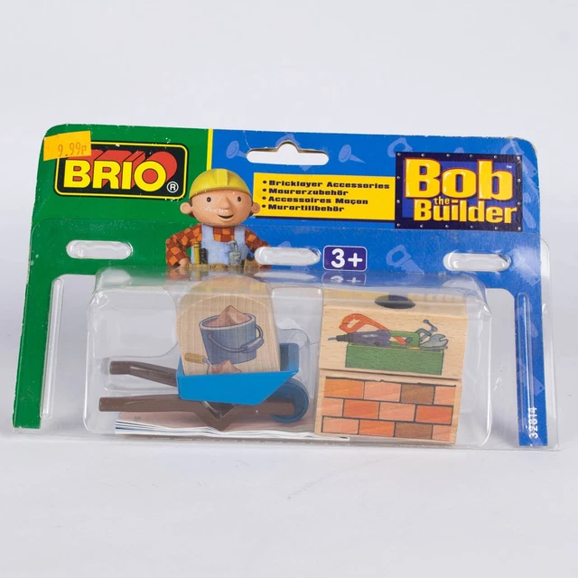 BNIB 2001 BRIO 32814 Bob the Builder Bricklayer Accessories £20.00 ...