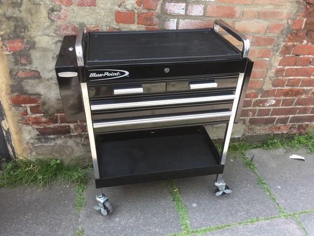 BLUE-POINT ROLL CART 4 Drawer Tool Box, Service Trolley KRBC7TBPC Snap ...