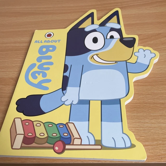 BLUEY: ALL ABOUT Bluey: A Bluey-Shaped Board Book EUR 2,32 - PicClick FR