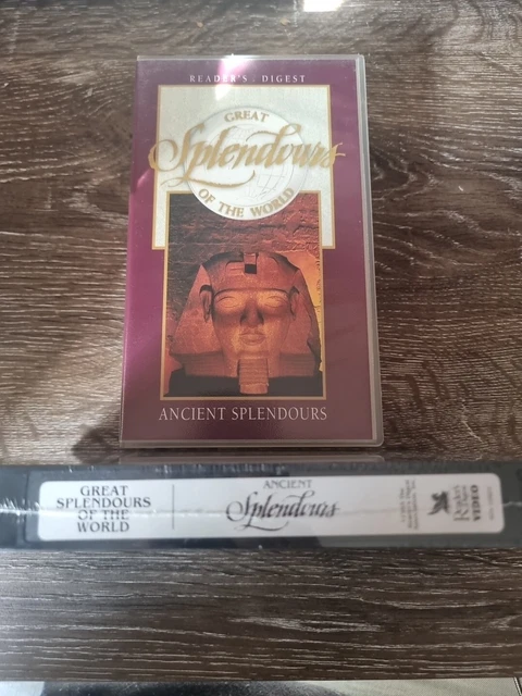 GREAT SPLENDOURS OF the World: Ancient Splendours VHS NEW 1995 $29.97 ...
