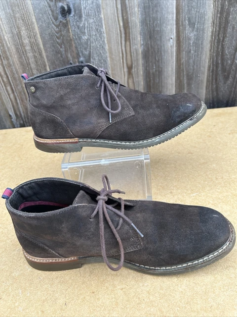 TIMBERLAND MENS DESERT Boots Folk Gentleman Chukk Suede Lace Up brown ...
