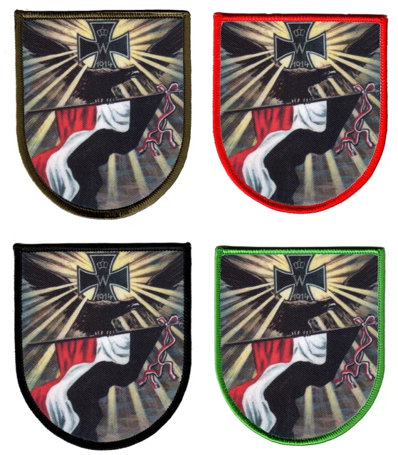 1914 &AUFNÄHER&PATCH FLAGGE/EISERNES Kreuz/1.Wk/German Army/Adler ...
