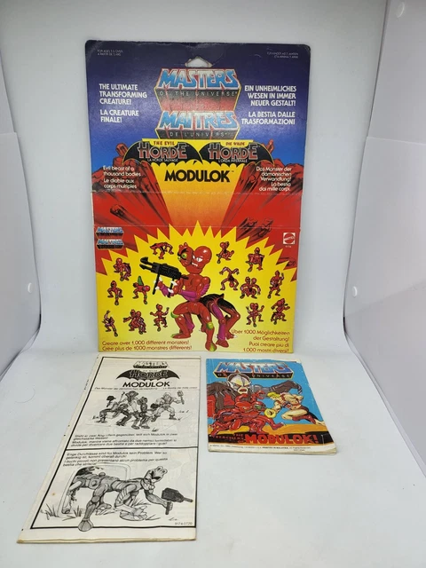 VINTAGE MOTU MADE In Malaysia 1984 / Modulok / Masters Of The Universe ...