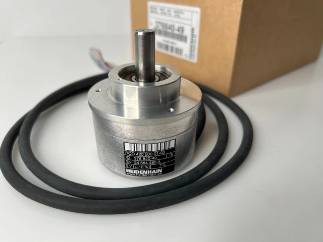 HEIDENHAIN ENCODER, ROD 420 500 01-03, 5V, 1m Kabel, unbenutzt EUR 175 ...