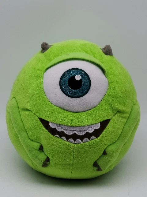 DISNEY MONSTERS UNIVERSITY Inc Mike Wazowski 8" Plush Ball TY Beanie ...