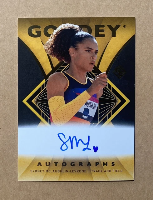 2023 UD GOODWIN Champions #GA-SM Sydney McLaughlin-Levrone Goudey RC ...