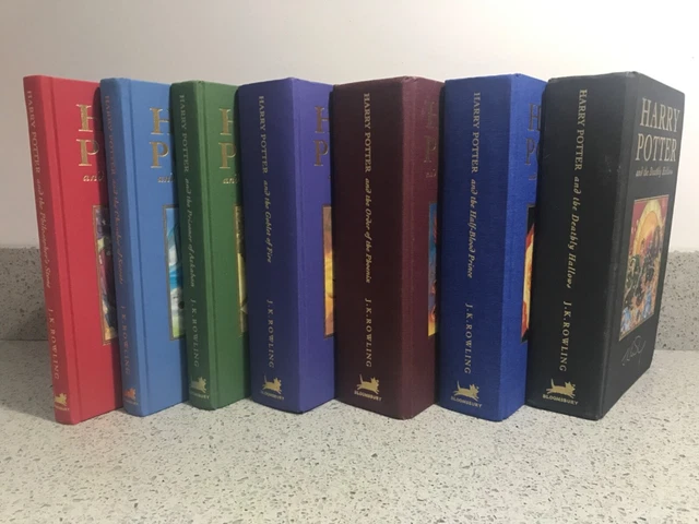 HARRY POTTER YEARS 1 to 7 DELUXE SIGNATURE EDITION Complete Books ...
