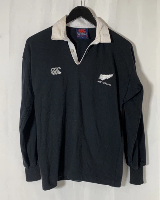 VINTAGE CANTERBURY OF New Zealand All Blacks Rugby Jersey Mens Small ...