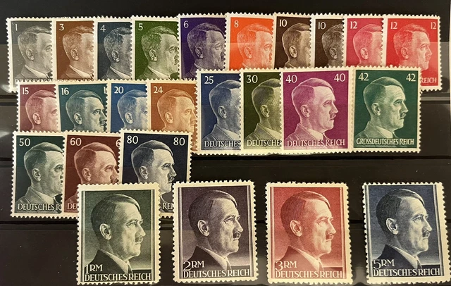 DEUTSCHES REICH - German Empire 1941 - 1945, WWII Hitler Stamps - MNH £ ...