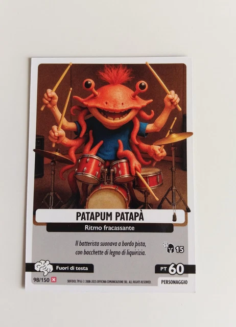 PATAPUM PATAPÀ 98 /150 Carta Skifidol Italian Brainrot EUR 1,00 ...