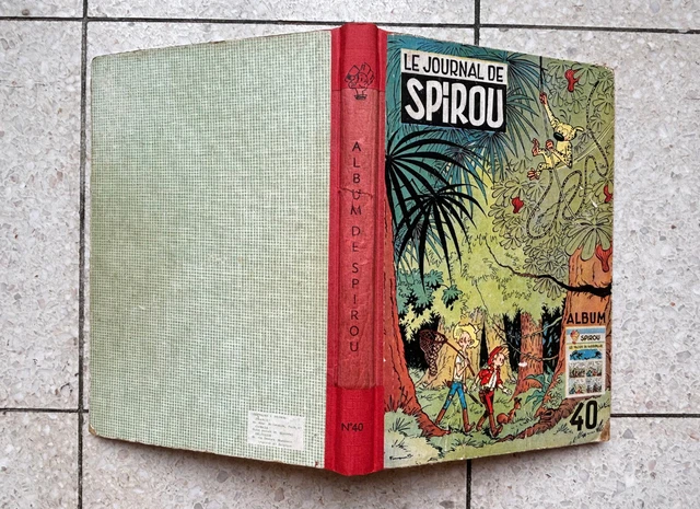 ALBUM RECUEIL RELIURE spirou 40 du le journal de TBE EUR 50,00 - PicClick FR