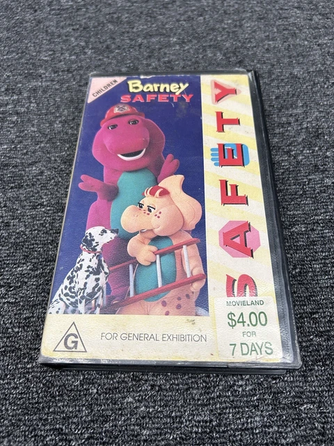 BARNEY SAFETY VHS Video Tape Vintage Casette Pal $10.00 - PicClick AU