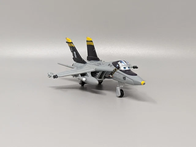 MATTEL DISNEY PIXAR Planes Bravo The Jet Fighter Premium Diecast 4.5 ...