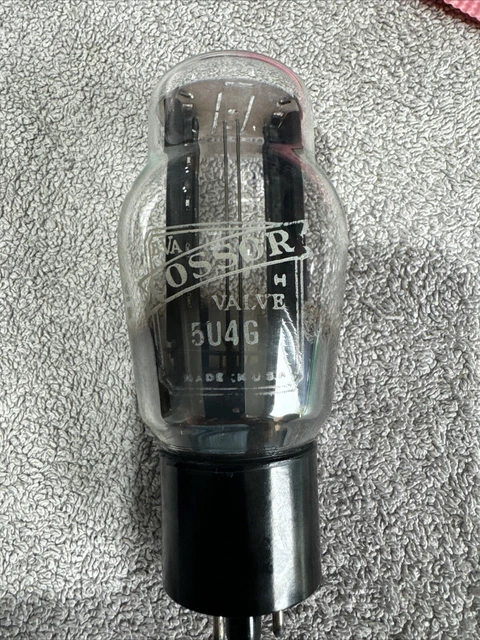 COSSOR RARE 5U4G - Rectifier Valve / Tube AVO Tested £75.00 - PicClick UK