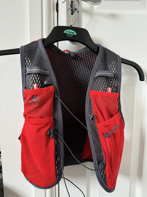 SALOMON ACTIVE SKIN 4 Running Hydration Vest Unisex - Red - Small £43. ...