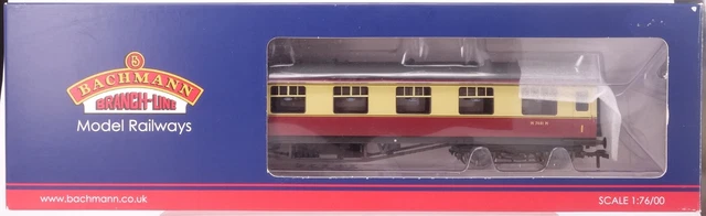 BACHMANN - 39-475A - LMS 60ft Porthole Open Vestibule - BR Crim/Cream ...