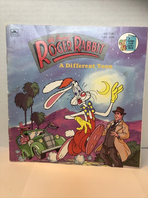 WHO FRAMED ROGER Rabbit A Different Toon A Golden Look-Look Book $8.00 ...