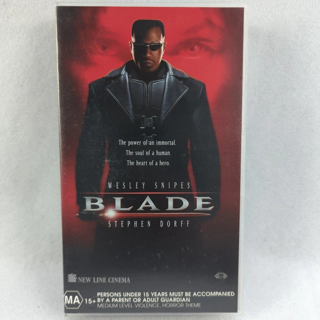 BLADE (VHS, 1998) Wesley Snipes - Action - Vampire Horror - Small Box ...