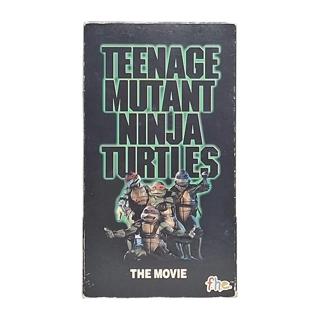 TEENAGE MUTANT NINJA Turtles The Movie (VHS, 1990) Rare OOP Tested VG £ ...
