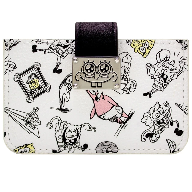 SPONGEBOB SQUAREPANTS PATRICK Star Character Sketch White Card Wallet ...