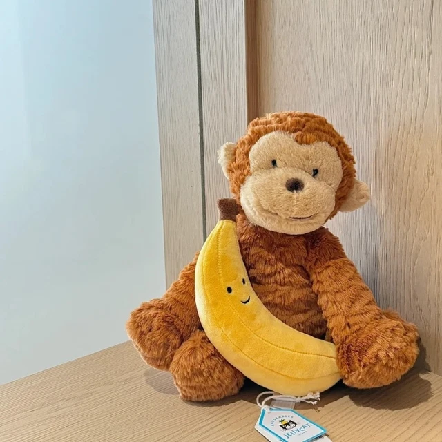 JELLYCAT FUDDLEWUDDLE MONKEY Medium - Gift Ready Plush Toy BNWT w/Dust ...