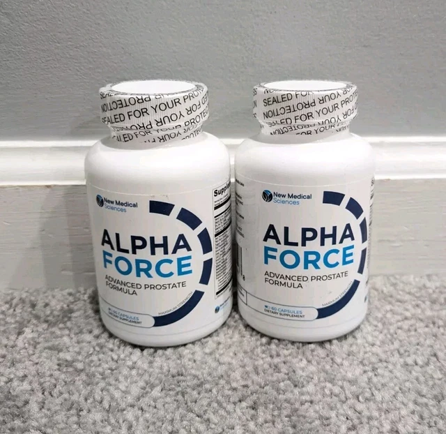 NEW MEDICAL SCIENCES Alpha Force Advanced Prostate Formula 60 Tabs Lot ...