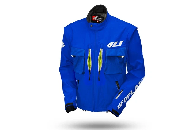 UFO 2023 TIAGA Enduro Jacket - Blue - Removable sleeves - ALL Sizes £ ...