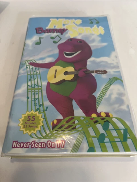 BARNEY VHS LOT Of 3 Children Educational, 1234 Seasons, More Songs ...
