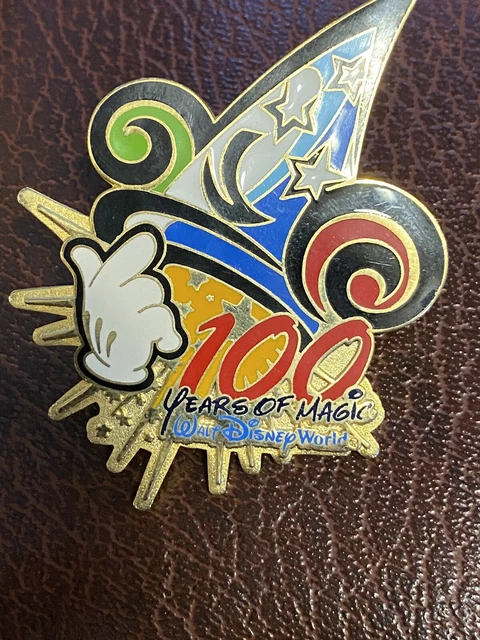 WALT DISNEY WORLD - 100 Years of Magic - Sorcerer Mickey Mouse Hat Pin ...