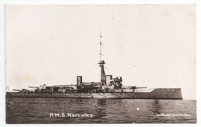 HMS HERCULES COLOSSUS class Battleship Royal Navy RP PC £10.00 ...