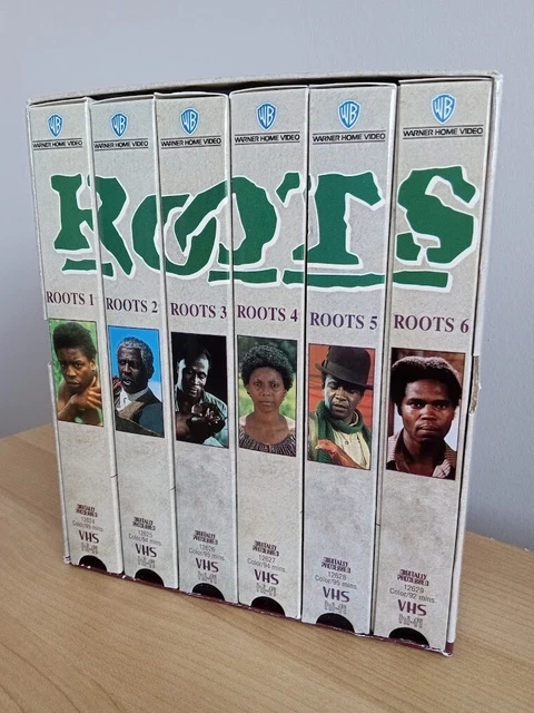 ROOTS VHS BOX Set 6-Tape Collection Warner Home Video 1977 Mini-Series ...
