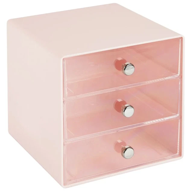 MDESIGN PLASTIC 3-DRAWER Stackable Storage Organizer-2 Pack $13.99 ...