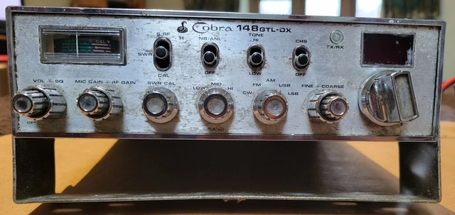 COBRA 148 GTL-DX Cb Radio. Owned For Over 30 Years. Working. With Cobra ...