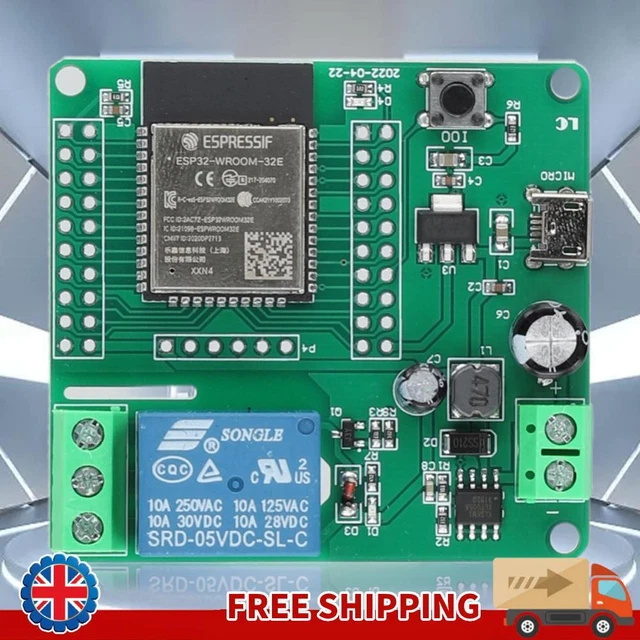 ESP32 POWER SUPPLY Module 1/2/8 Channel ESP32-WROOM Development Board ...