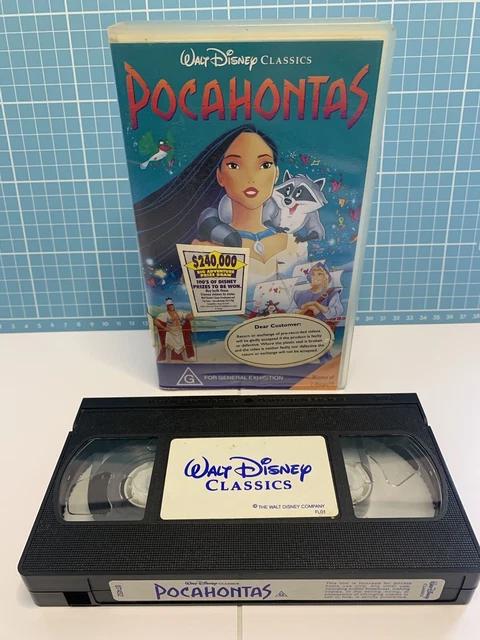 Vhs Pocahontas 1995 Disney Classics Combine Postage Discounts Eur 298 Picclick Fr