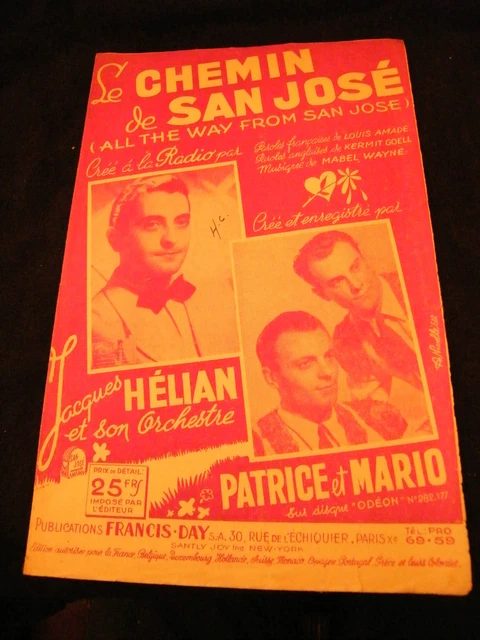 & SPARTITO LA Ferrovia Di San José Jacques Hélian Patrice E Mario Music ...