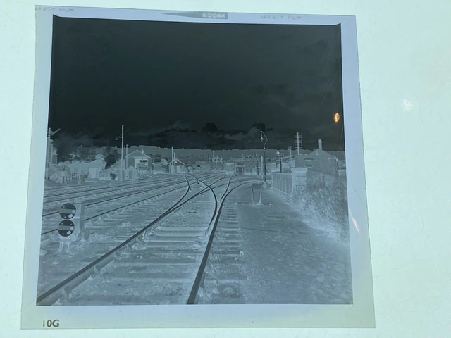 C1965 BATH GREEN Area? Signal Box Railway Negative 4B-7 £4.99 - PicClick UK