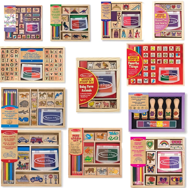 STAMP SCHOOL SETS Kids Role Play Children Learning Toys - Melissa ...