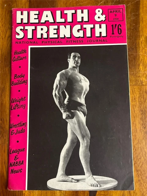 HEALTH AND STRENGTH bodybuilding muscle magazine JOHN LEES 4-59 (UK) $4 ...