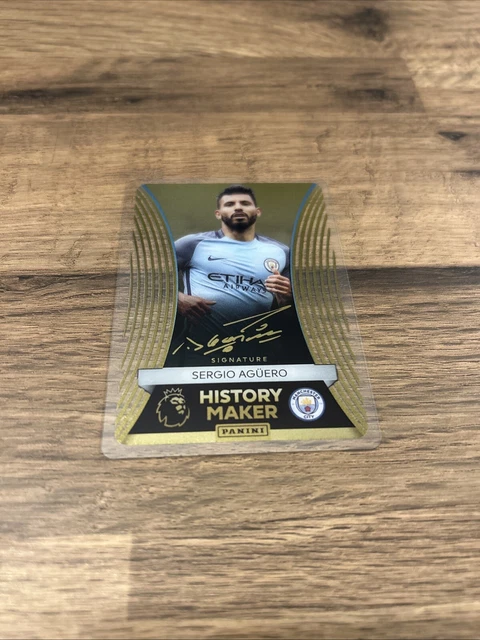 PANINI ADRENALYN XL 2025: AGUERO. History Maker Signature card ...