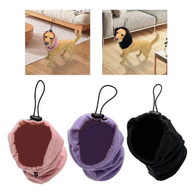 DOG EAR COVER Noise Protection Warmth Ear Scarf Headband Pet Winter Ear ...