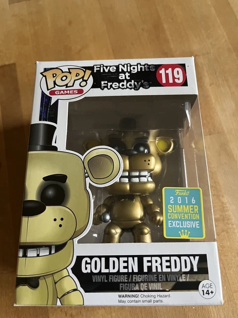 FUNKO POP! FIVE Nights at Freddys Golden Freddy #119 2016 Summer £299.99 - PicClick UK