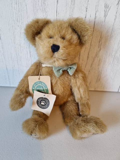 THE BOYDS COLLECTION Teddy Bear Jointed Soft Toy Beanie Approx 11" With ...