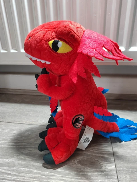 JURASSIC WORLD DOMINION Pyroraptor Plush Soft Toy 26 cm £8.68 - PicClick UK