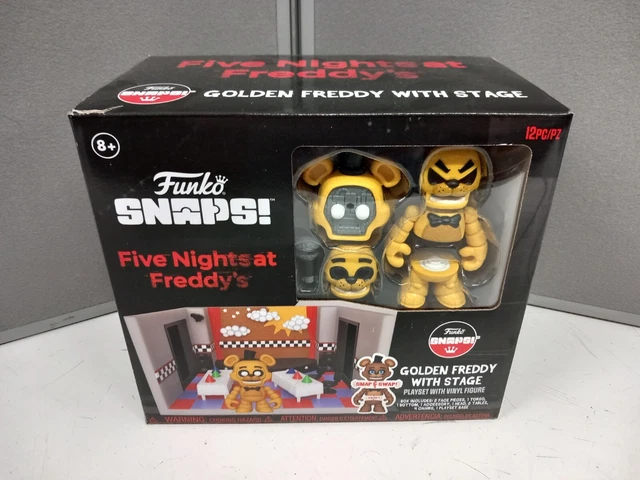 FUNKO SNAPS FIVE Nights At Freddy's Golden Freddy With Stage Box Set ...